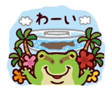 Spotted garden eel and friends by sunshine aquarium sticker #6905661