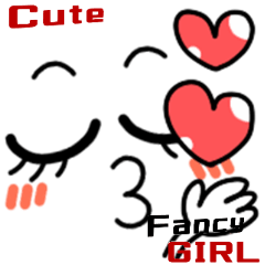 Cute Fancy GIRL Pop Sticker - line2me