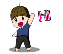 Nong Namo(English version) by Sarayut Leaw sticker #7402892
