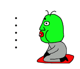 Alien appeared by ogi sticker #7517794