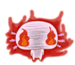 Axolotl"UPA"and"RUPA" by TSUKAKA sticker #7906595