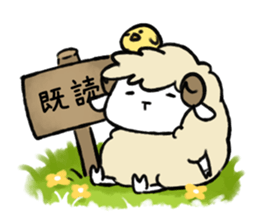 TOGETHER WITH SHEEP by Hitsuji Kohaku sticker #7911034