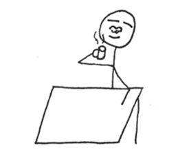 The Table and Stickman by Fatrur Rohman Mardiansyah