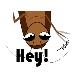 Mr.Cockroach & Little Fly by Shanyi