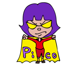 Pico on one day-01 by Ken Yumesaki sticker #8164389