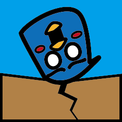 A blue guy's everyday life by Ya ting