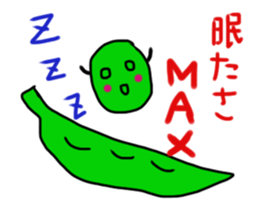 Daily life of the bean family by korokoromei sticker #8683144