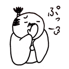 reaction of Japanese king called "Tono"2 by little choco sticker #9334303