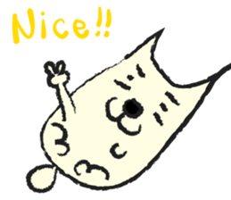 BOXY CAT in English by Watty sticker #9427990