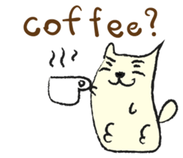 BOXY CAT in English by Watty sticker #9427990