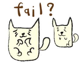 BOXY CAT in English by Watty sticker #9427990