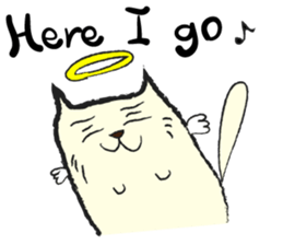 BOXY CAT in English by Watty sticker #9427990