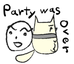 BOXY CAT in English by Watty sticker #9427990