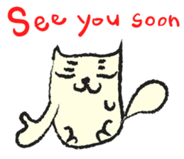 BOXY CAT in English by Watty sticker #9427990