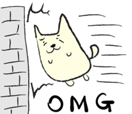 BOXY CAT in English by Watty sticker #9427990