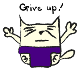 BOXY CAT in English by Watty sticker #9427990