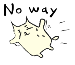 BOXY CAT in English by Watty sticker #9427990