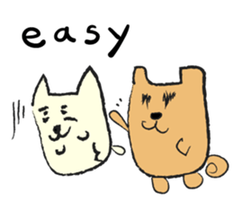 BOXY CAT in English by Watty sticker #9427990