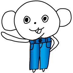 Sticker of SARU in the world by shumoppie
