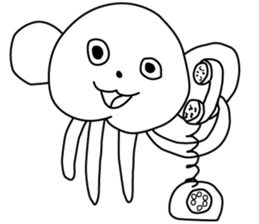 Sticker of SARU in the world by shumoppie