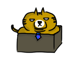 Tifa the Clam Cat by Connie sticker #9792130