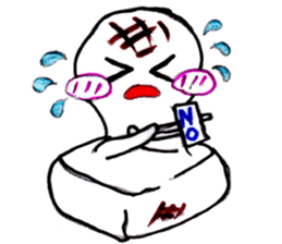 Mochimochi~tsu and the rabbit by Vaulx-en-Dik sticker #9818253