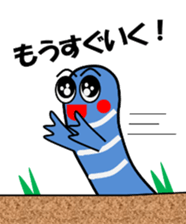 Spotted garden eel Rendezvous Stickers by anachinplan sticker #9870540