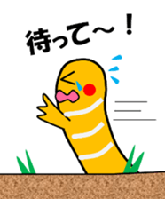 Spotted garden eel Rendezvous Stickers by anachinplan sticker #9870564