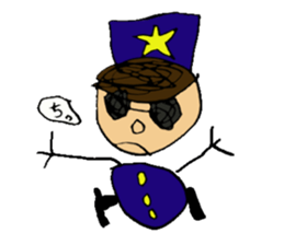 Inside Head of 5-year-old boy by furi sticker #10065415