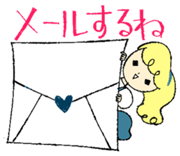 Alice & Friends:Cute Alice in Wonderland by Yumi Kimura sticker #10103805