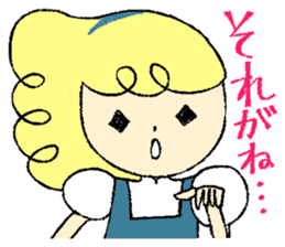 Alice & Friends:Cute Alice in Wonderland by Yumi Kimura sticker #10103809