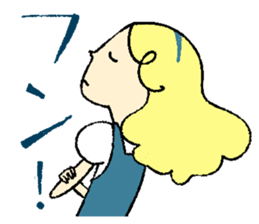 Alice & Friends:Cute Alice in Wonderland by Yumi Kimura sticker #10103814