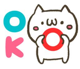 emoticon cat [Words frequently used] by corosuke sticker #10112564