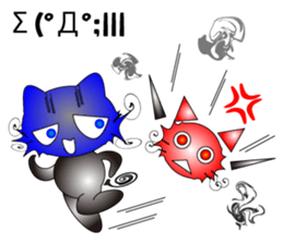 Modest daily emoticon Cat "Jigen" by Sankichi sticker #10288370