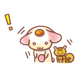 Lulu and Swiss roll's happy daily life by Arjar sticker #10385386