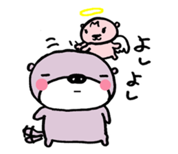 Daikuma and his sister,Momo.Part2. by utsutaka sticker #10547216