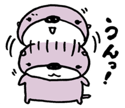 Daikuma and his sister,Momo.Part2. by utsutaka sticker #10547219