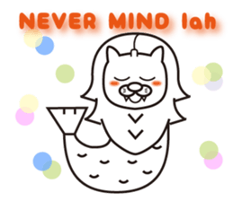 Singlish merLion by Blue Bird sticker #10551683