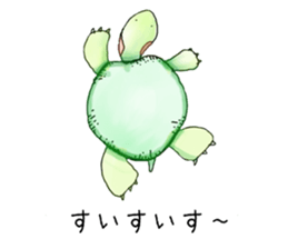 Red-eared slider's sticker by Kame.studio sticker #10583845