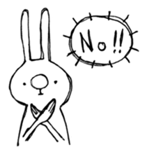 Mr. Usamaru of deadpan rabbit. by Simotuki.S