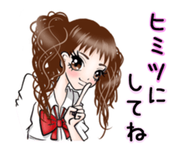 Twin girl -Female high school student- by TSUBASA sticker #10809802