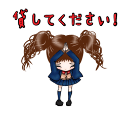 Twin girl -Female high school student- by TSUBASA sticker #10809806