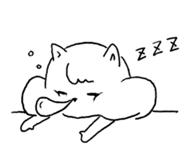 His cheek is his most attractive feature by RiTsu sticker #10879146