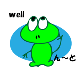 kerota of the frog by inomatacorosuke sticker #11026403