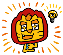 Mr. Lion and Mr. Gisokun by gisokun0908 sticker #11291643