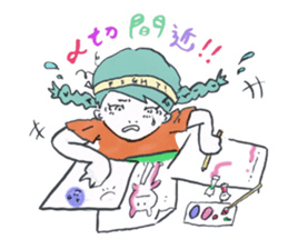 Kawaii YUNIYUNI Girls by Lee Yuni sticker #11328731