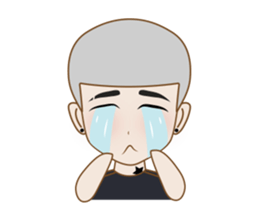 Buzz Cut Mamoru by Satthana sticker #11438080