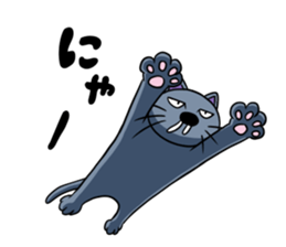 Everyday of cats hanging runny nose by G-san sticker #11458805