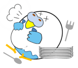P-Chan,Popo-chan and his friends by nobusan sticker #11464893