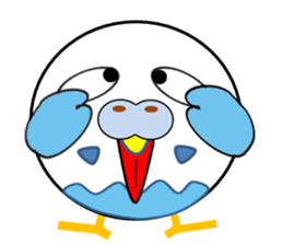 P-Chan,Popo-chan and his friends by nobusan sticker #11464898